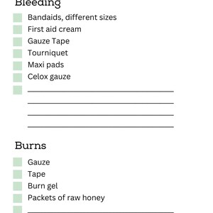 Survival Mom's Emergency Checklist Collection Printable, Preparedness ...