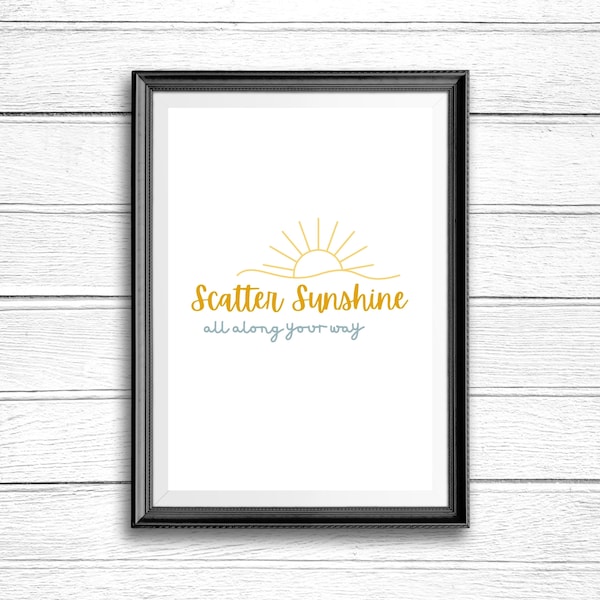 Scatter Sunshine - Etsy