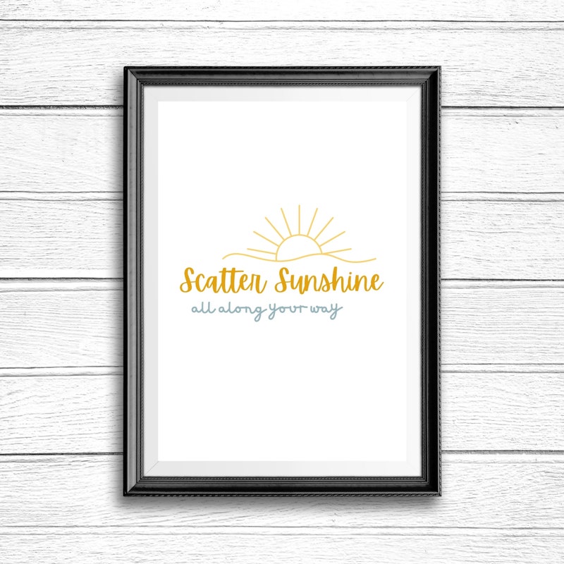 Scatter Sunshine - Etsy
