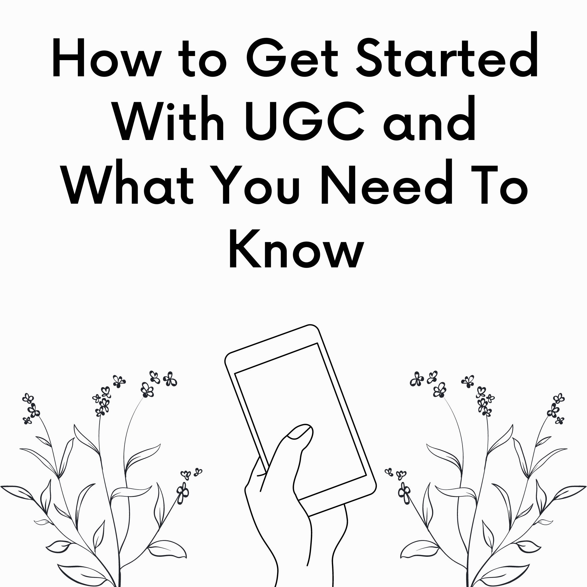 Setting up Your UGC Business, UGC Biz, Side Business, Side Hustle, Ugc ...