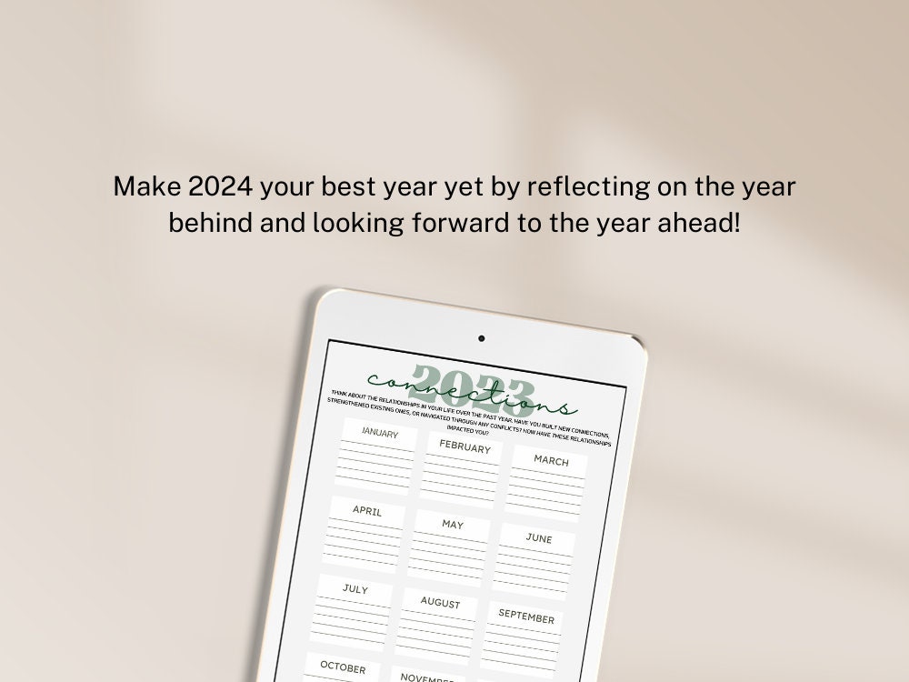 2023 Year in Review Printable Year in Review New Years - Etsy