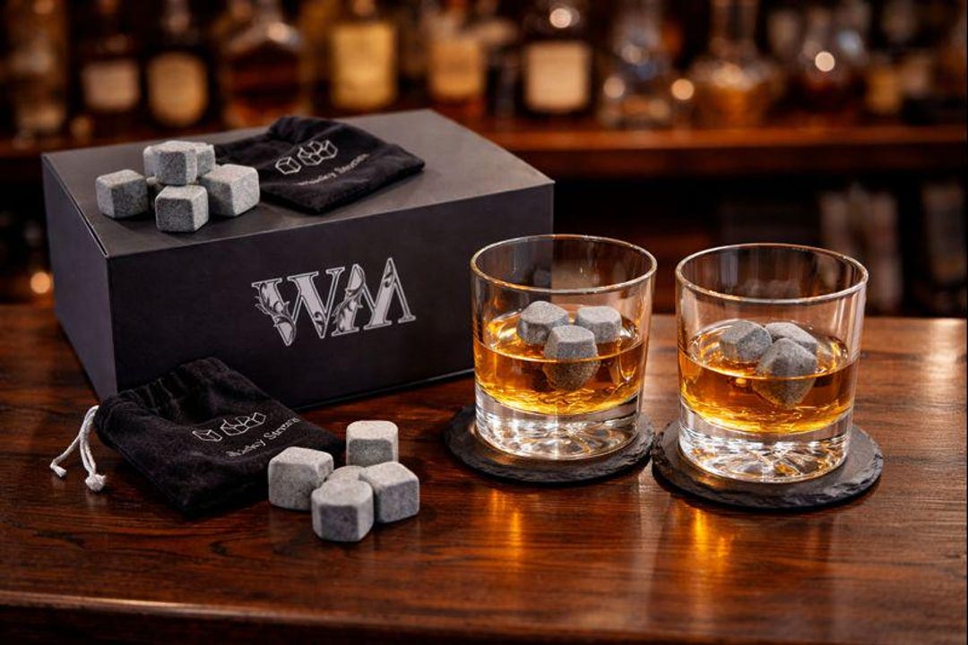 Personalized Whiskey Glass & Coasters Set - Etsy