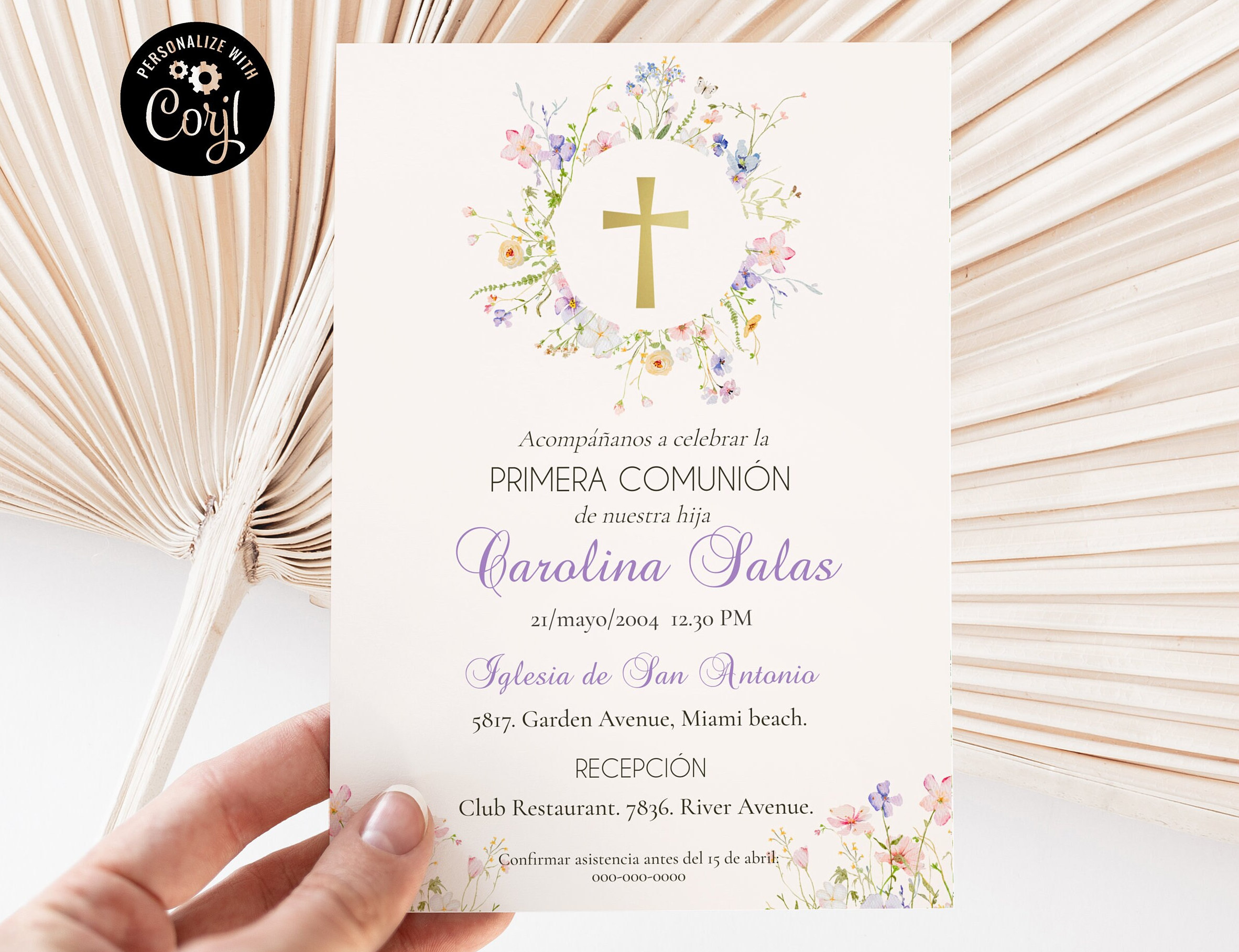 Mi Primera Comunion Tarjetas