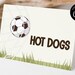 Soccer Party Food Labels Editable Template, Football Place Card ...