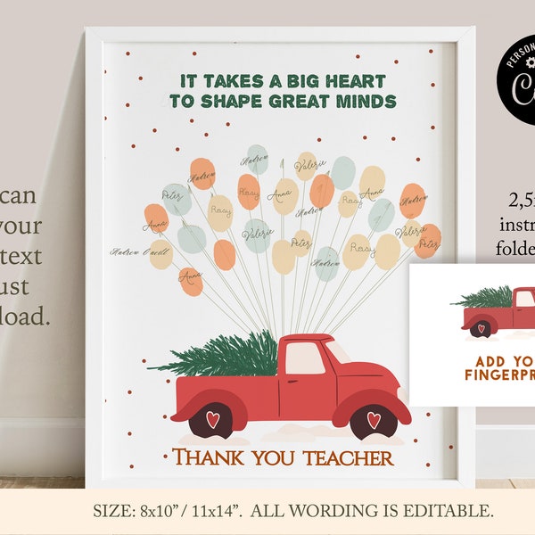 Fingerprint Tree - Etsy