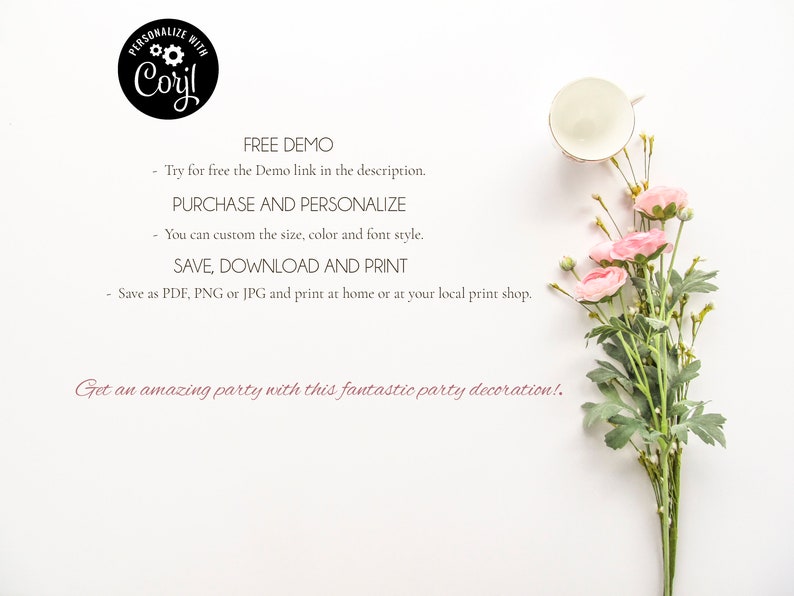 It's a Girl Circle Round Labels Printable, Instant Download Baby Shower ...