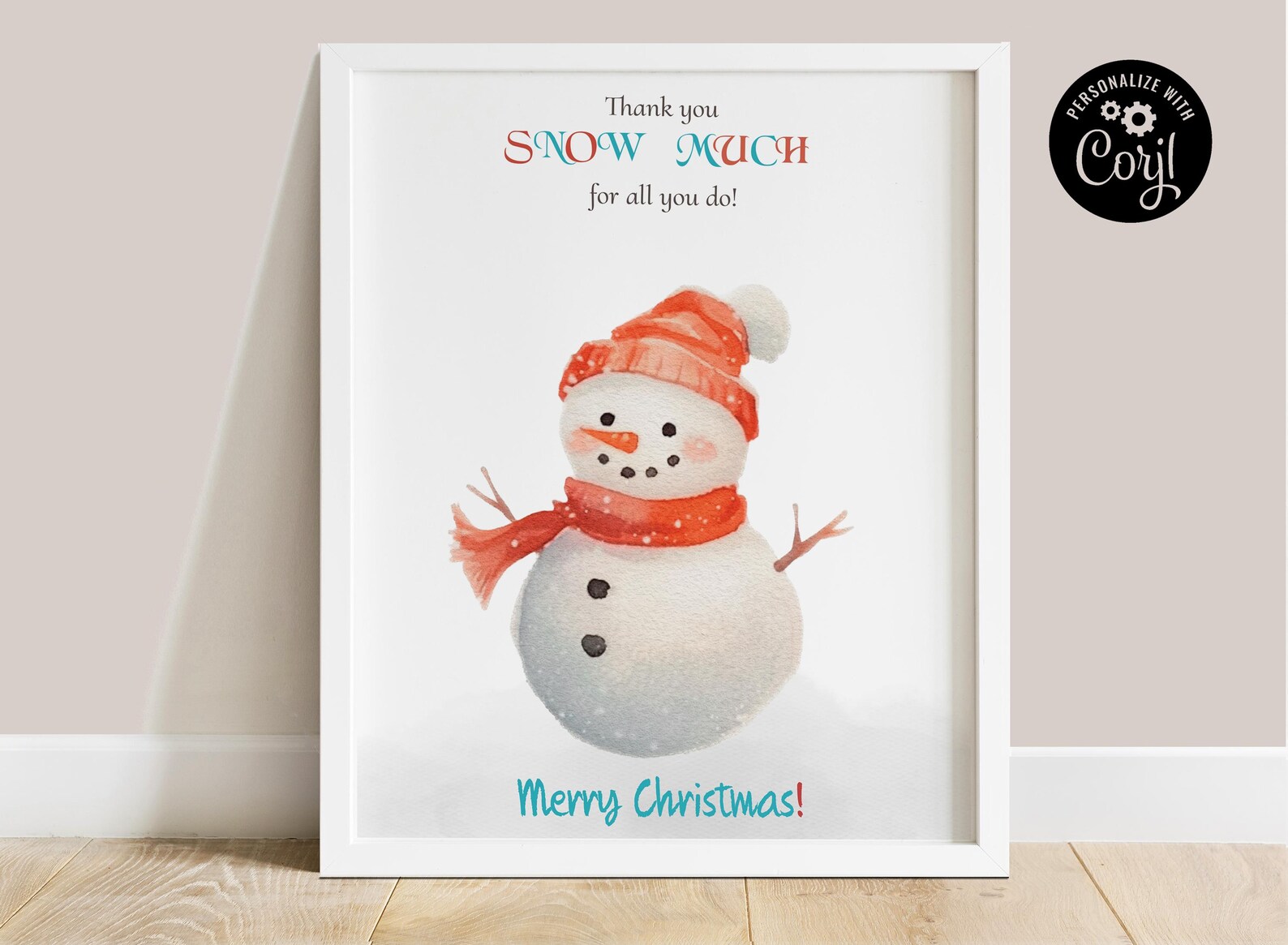Snowman Teacher Christmas Gift Printable, Classroom Signature Keepsake ...