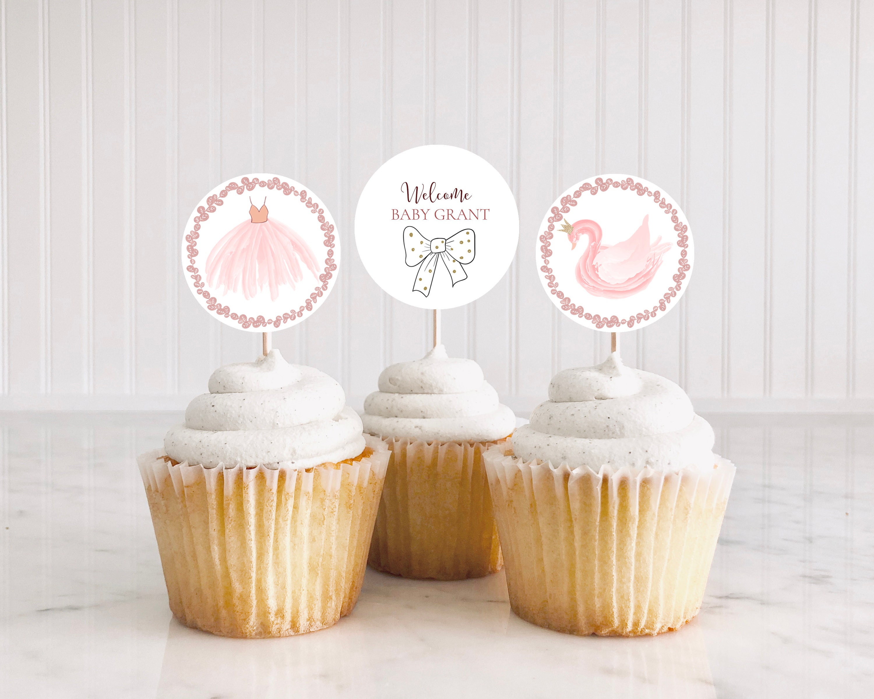 It's A Girl Cupcake Toppers Printable at Mandy Raymond blog