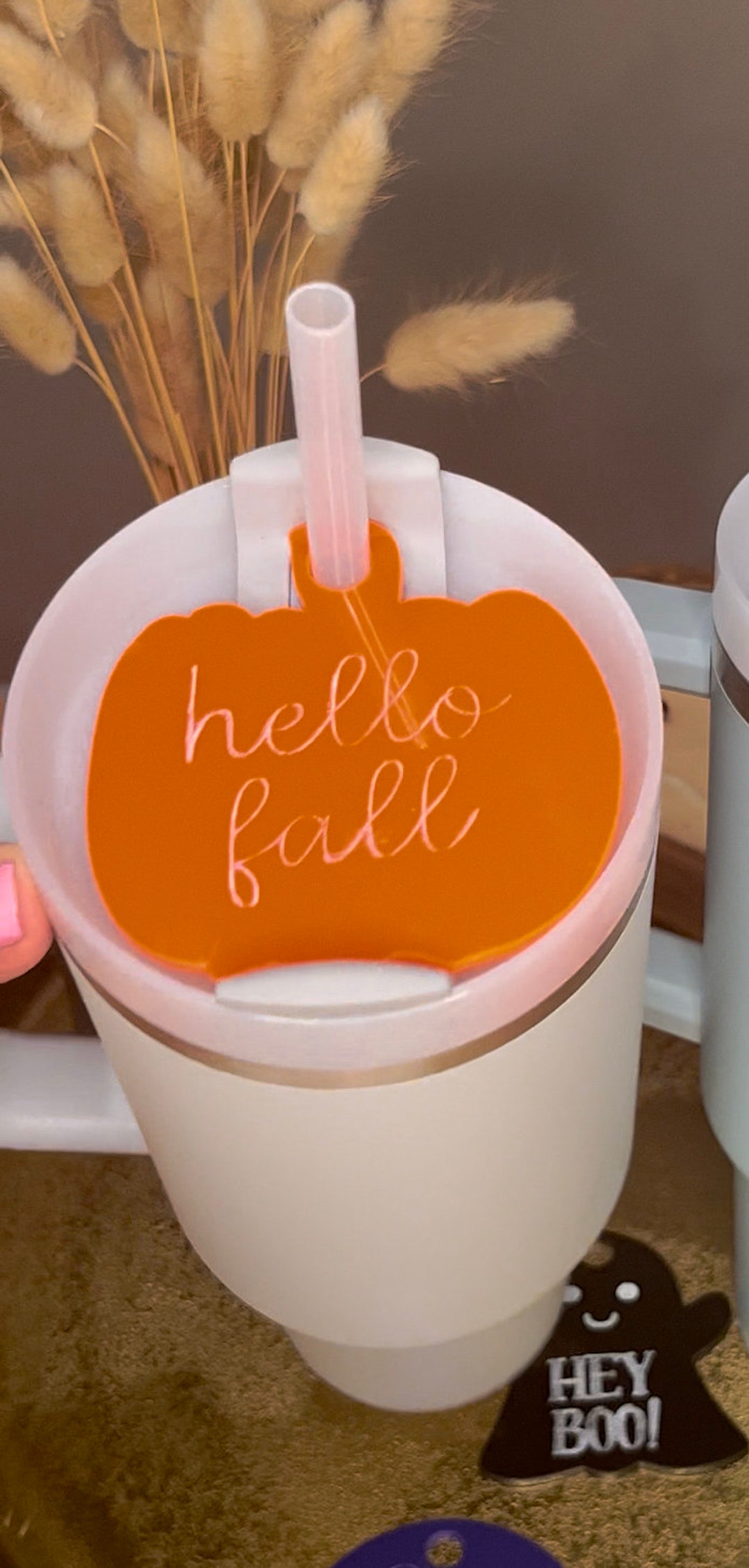 Pumpkin Stanley Name Plate - Etsy