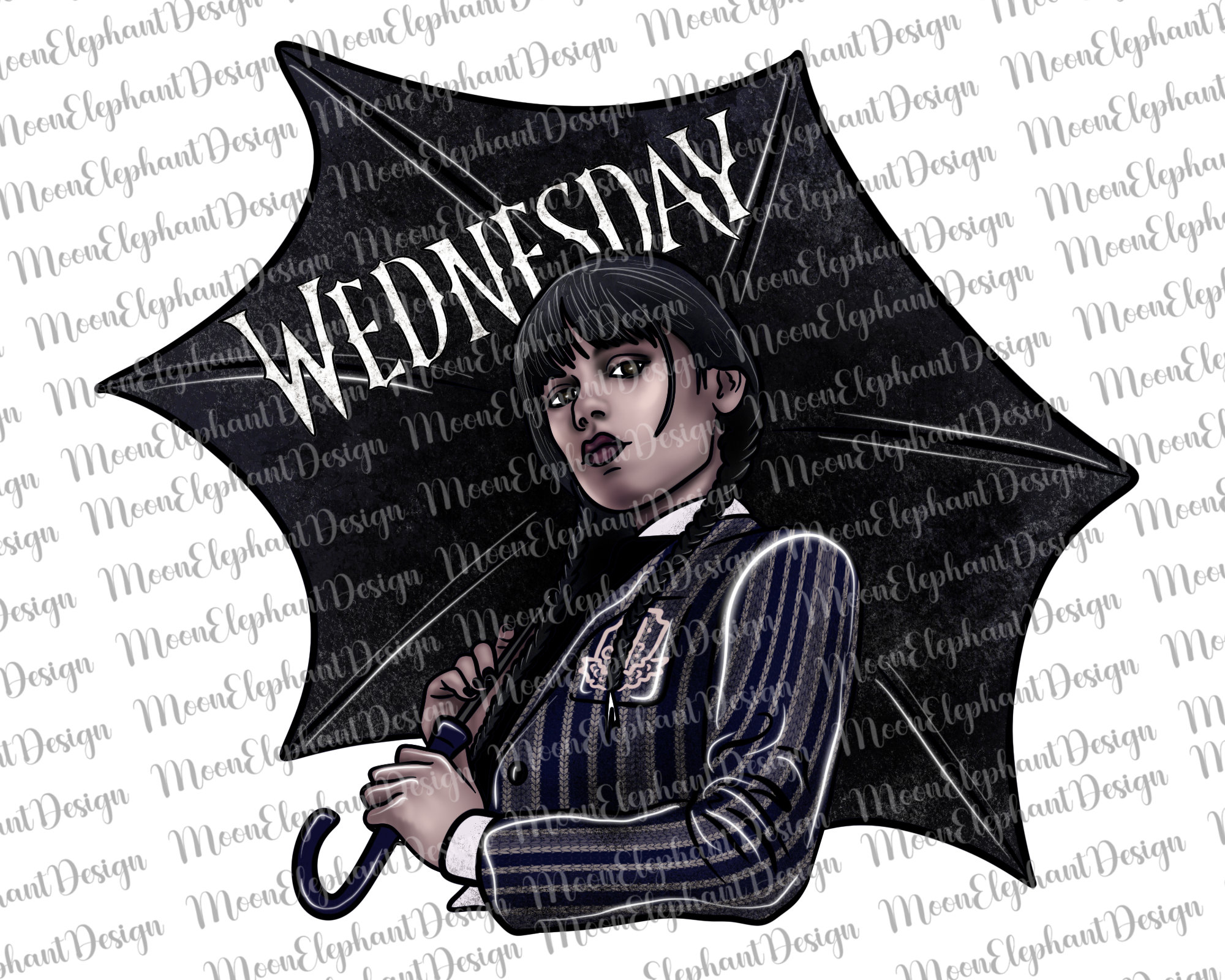 Wednesday Addams Png Sublimation Design, Addams Family Png, Jenna ...