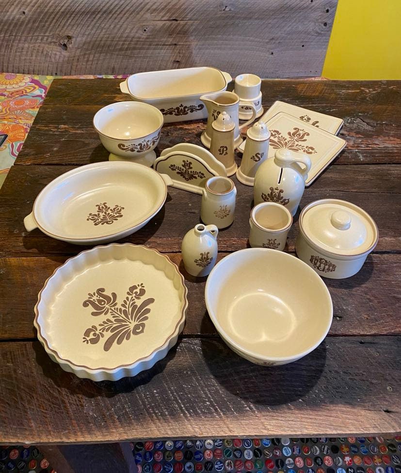 Vintage Pfaltzgraff Village Stoneware Replacements- Dinnerware Sets ...