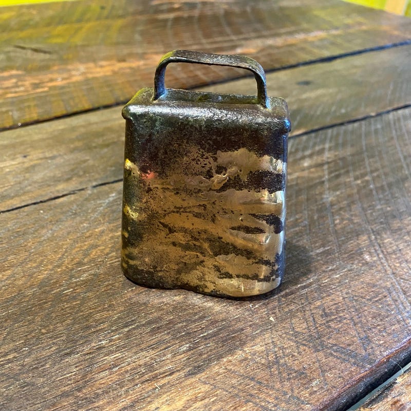 Antique Cow Bell - Etsy