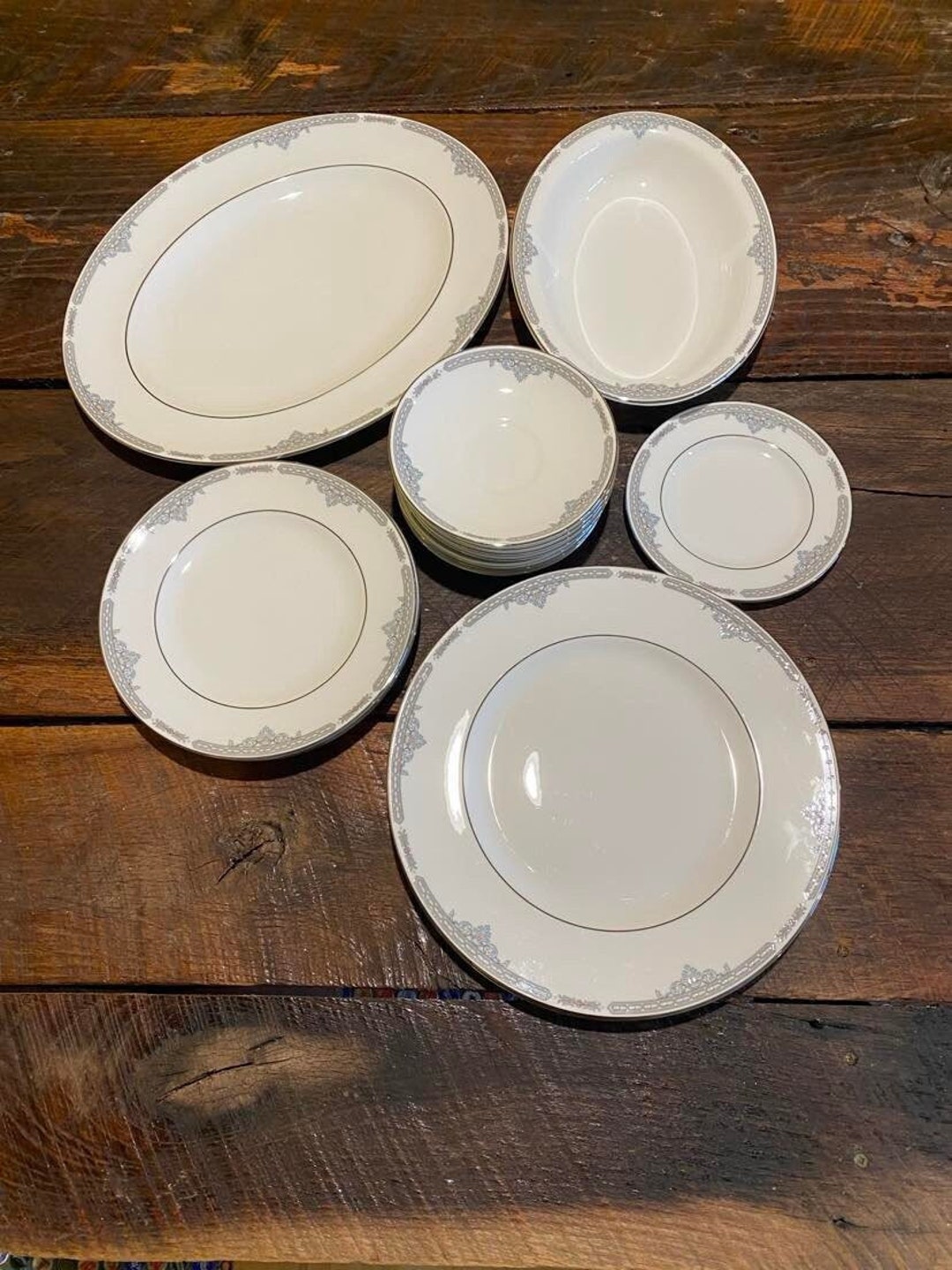 Vintage Wedgwood Kingsgate China Dinnerware- Replacement Dinner Plates ...