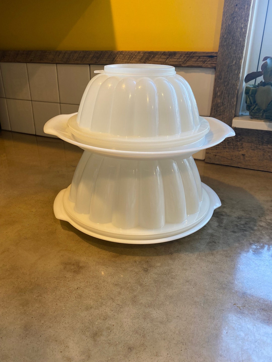 Vintage Tupperware Jel-n-serve Jello Molds- 8" or 9"- 776-2 1203-11 616 ...