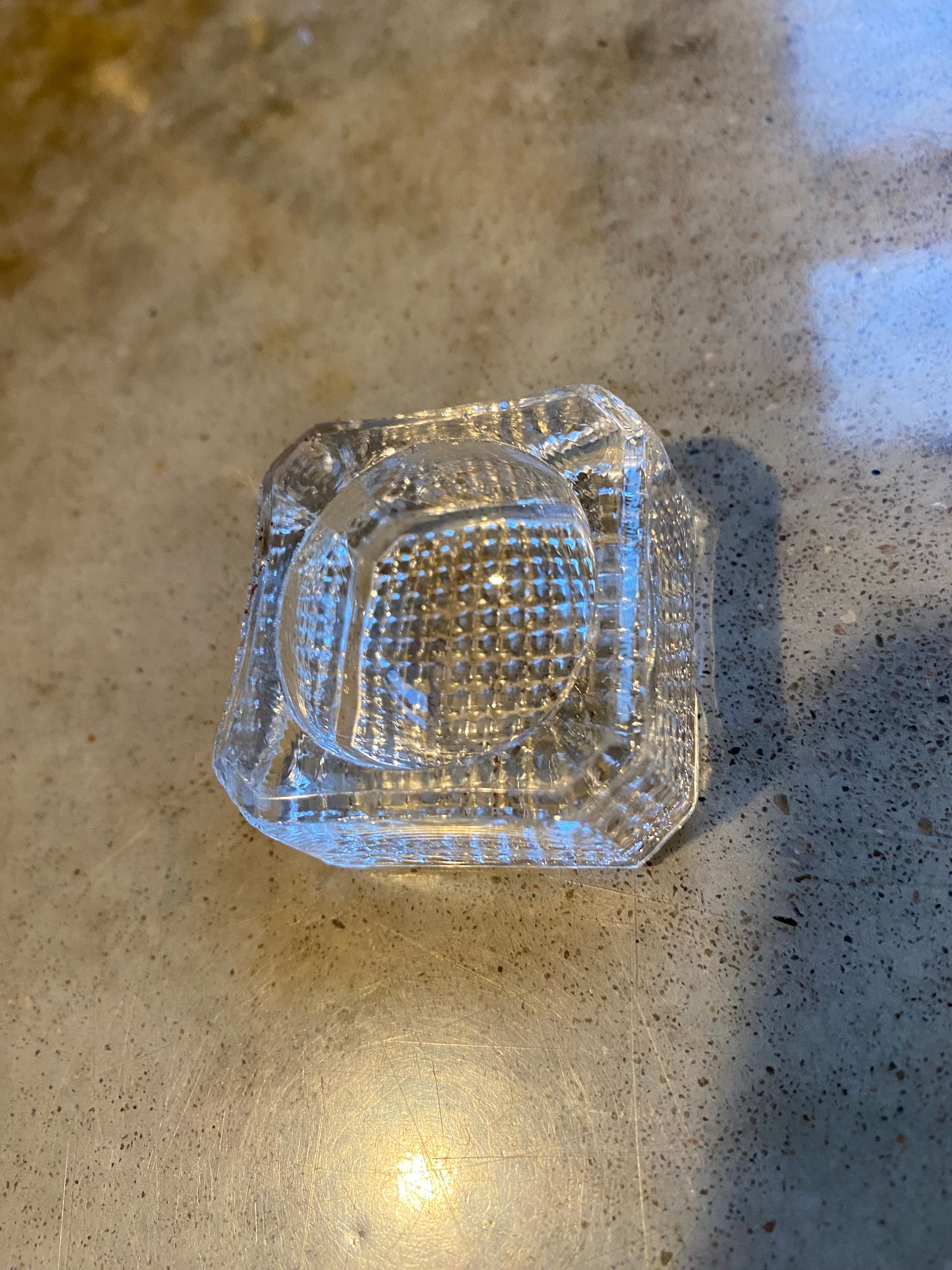 Vintage Clear Glass Cut Glass Salt Cellars - Etsy