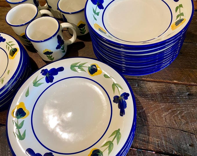 1970s Dansk Brown Mist Plates Dinnerware by Niels Refsgaard Stoneware ...