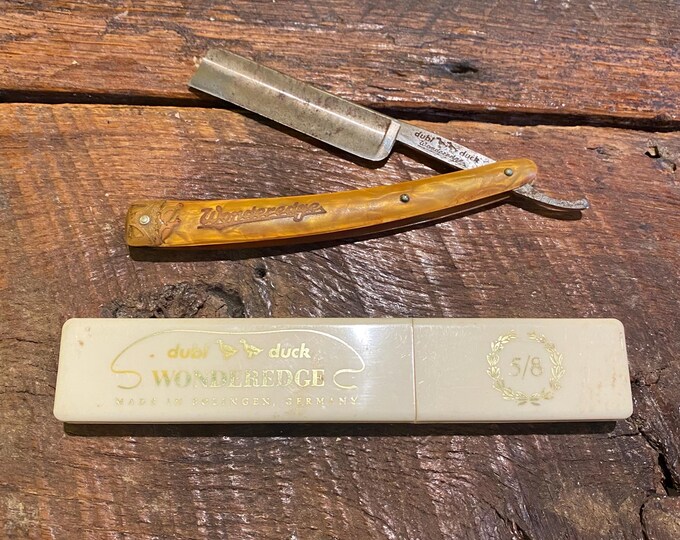 C.1930-1952 Bresduck Dubl Duck Solingen Germany Satinedge 11/16" Hollow ...