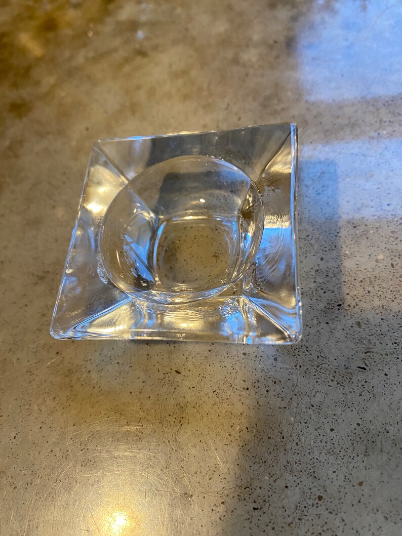 Vintage Clear Glass Cut Glass Salt Cellars - Etsy