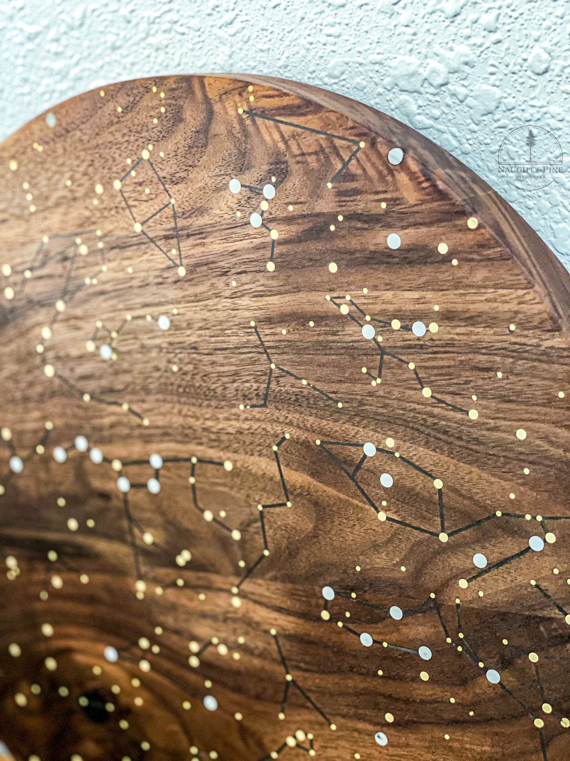 Personalized Wood and Metal Star Map Wall Art Custom Constellation Map ...
