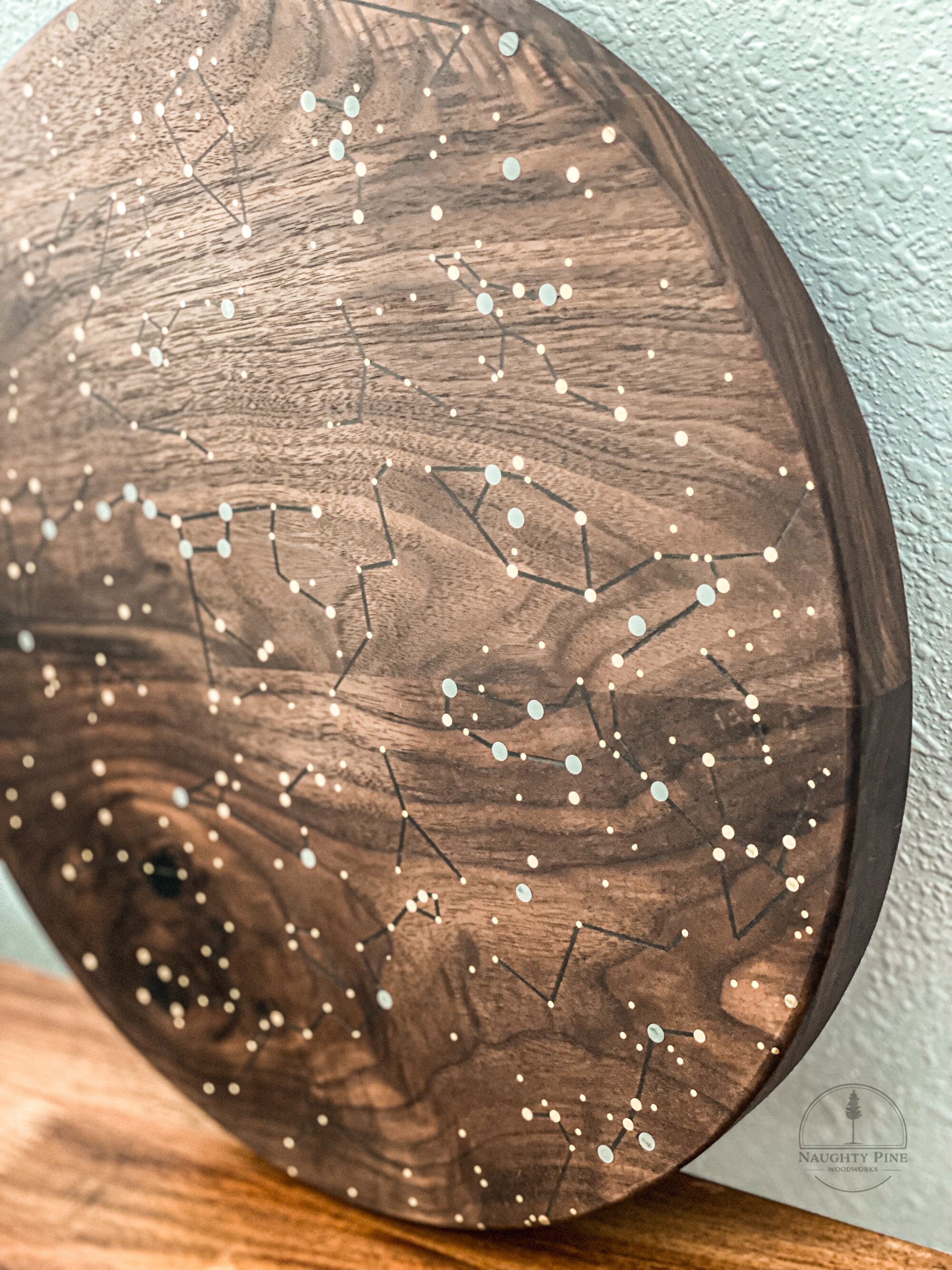 Personalized Wood and Metal Star Map Wall Art Custom Constellation Map ...