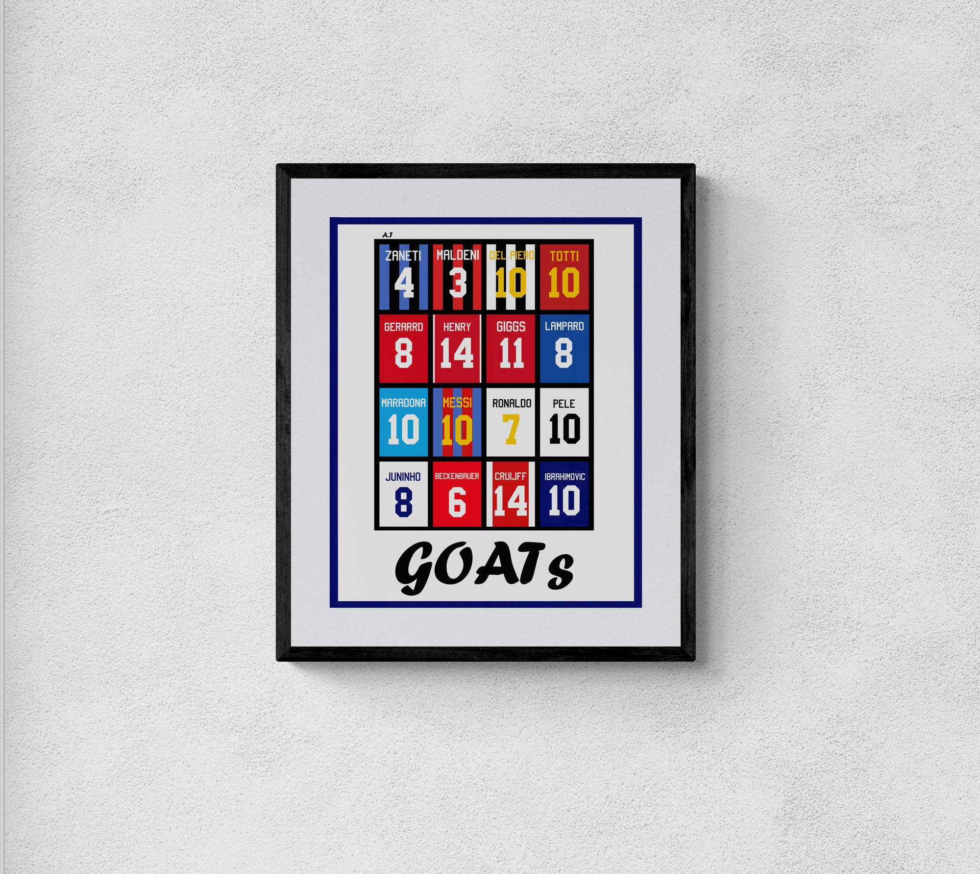The Goats of Football/soccer Clubs Poster - Etsy