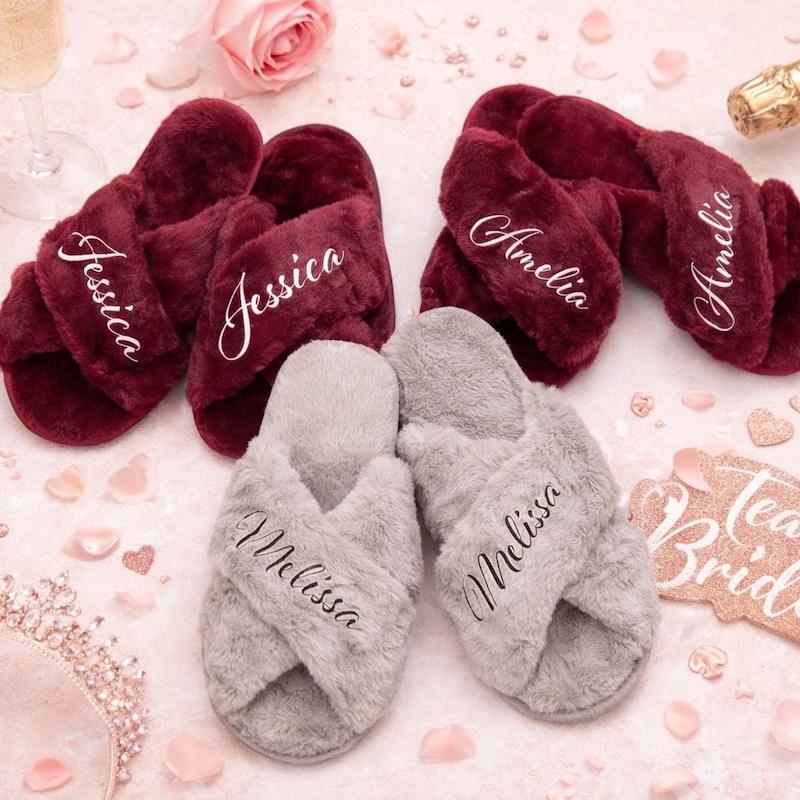 Slippers Wine Custom - Etsy