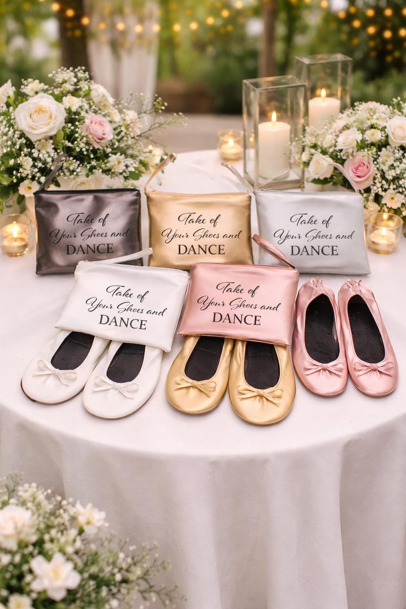Rollable Wedding Ballet Flats – Take off Your Shoes and Dance, Foldable ...