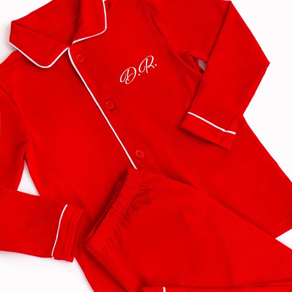 Red Pajamas - Etsy