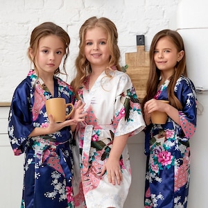 Birthday Spa Party Robes for Kids, Bridesmaid Custom Robes, Flower Girl ...