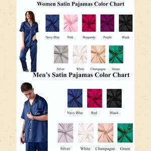Mr and Mrs Custom Satin Pajamas, Personalized Wedding Pajamas for ...