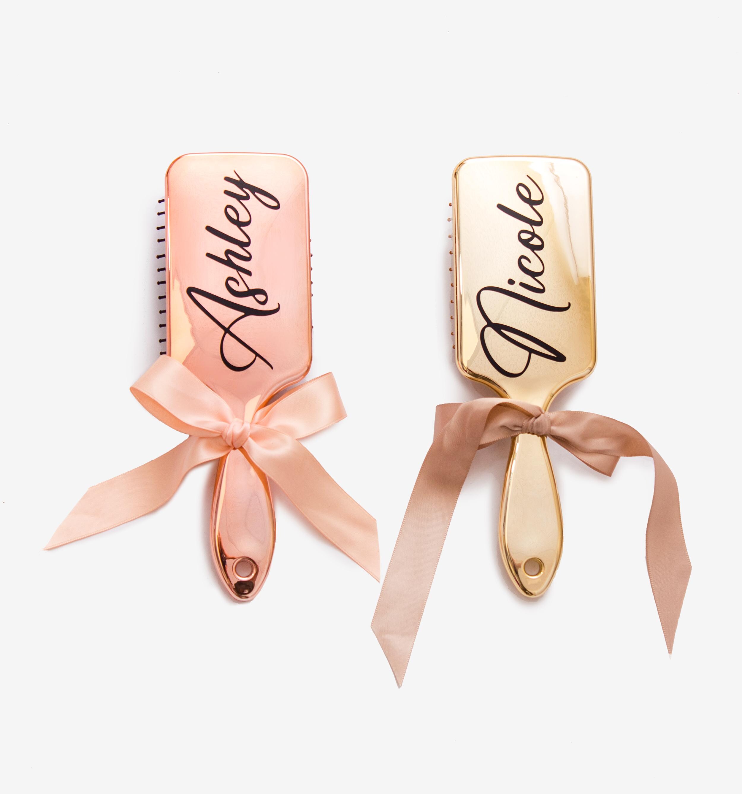 Bridesmaids Hair Brushes, Personalized Hair Brush, Custom Bridesmaids ...