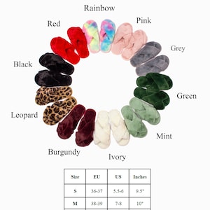 Custom Slippers, Bridesmaid Gifts, Fluffy Slippers, Bachelorette Fluffy ...