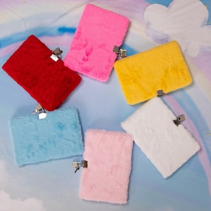 Custom Name Fluffy Diary, Diary With Lock and Key, Personalized Journal ...