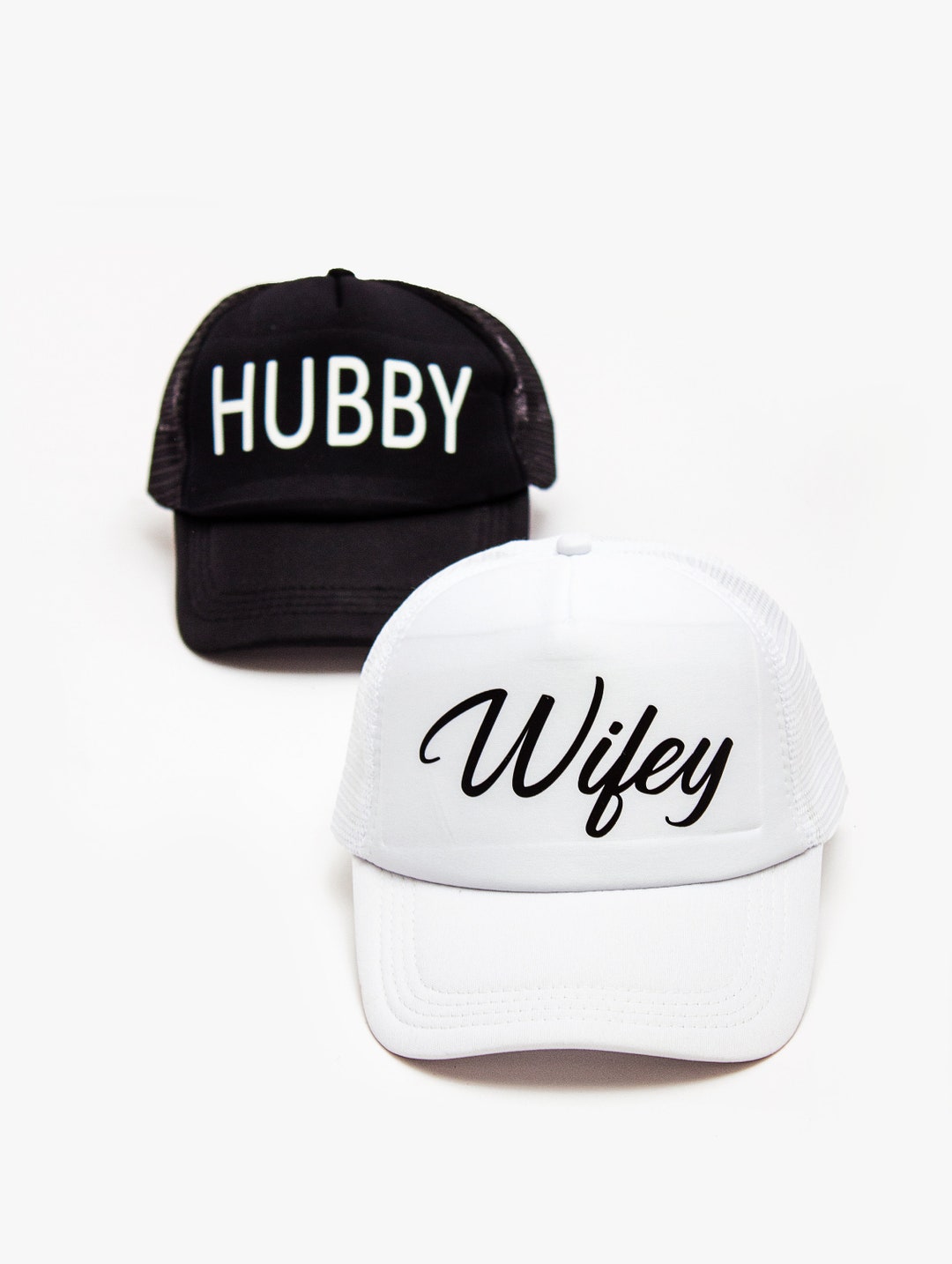 Custom Hubby Tracker Caps, Custom Wifey Tracker Caps, Hubby and Wifey ...