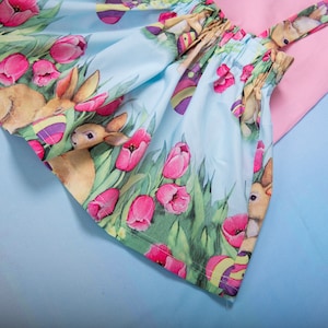 Customized Kids Easter Dress, Dress for Girls, Easter Bunny Dress ...