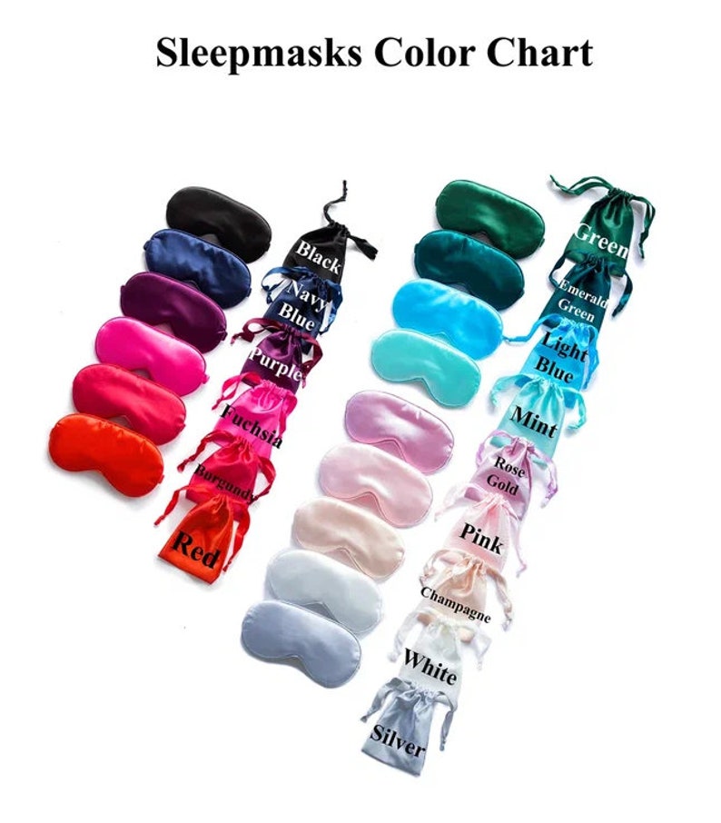 Personalized Eye Masks, Customized Sleep Masks, Bridesmaids Masks, I Do ...