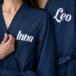 Custom Mr and Mrs Waffled Robes, Matching Robes for Couple, Groom and ...