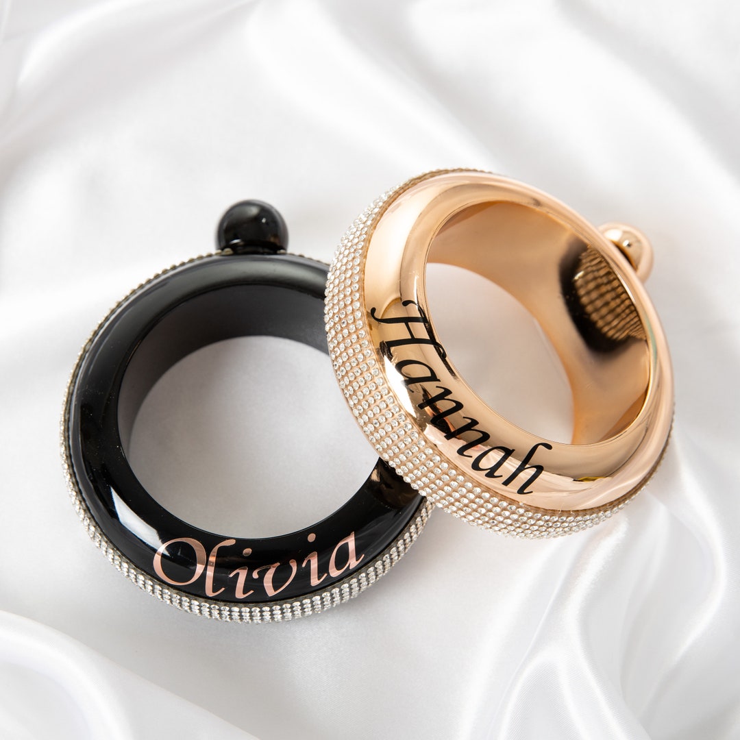 Custom Flask Bracelet, Fun Flasks for Bridesmaids, Bachelorette Gifts ...