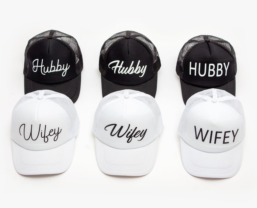 Honeymoon Caps, Wifey and Hubby Trucker Caps, Custom Tracker Caps ...