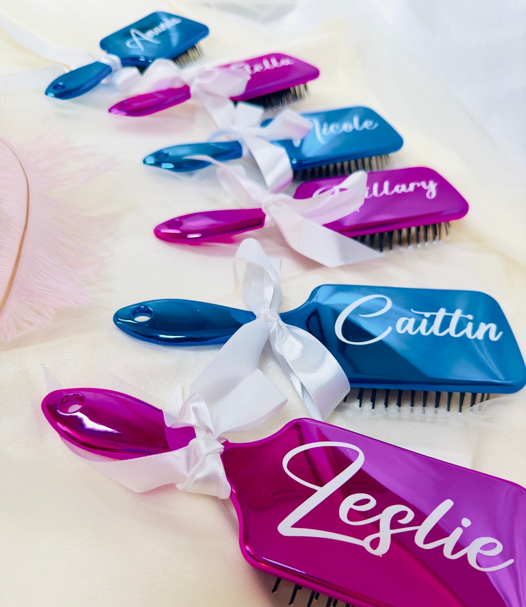 Bachelorette Favors, Custom Hair Brushes, Bridesmaid Gifts, Bridesmaid ...