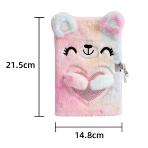 Custom Kids Fluffy Notebook, Personalized Journal With Name, Fluffy ...