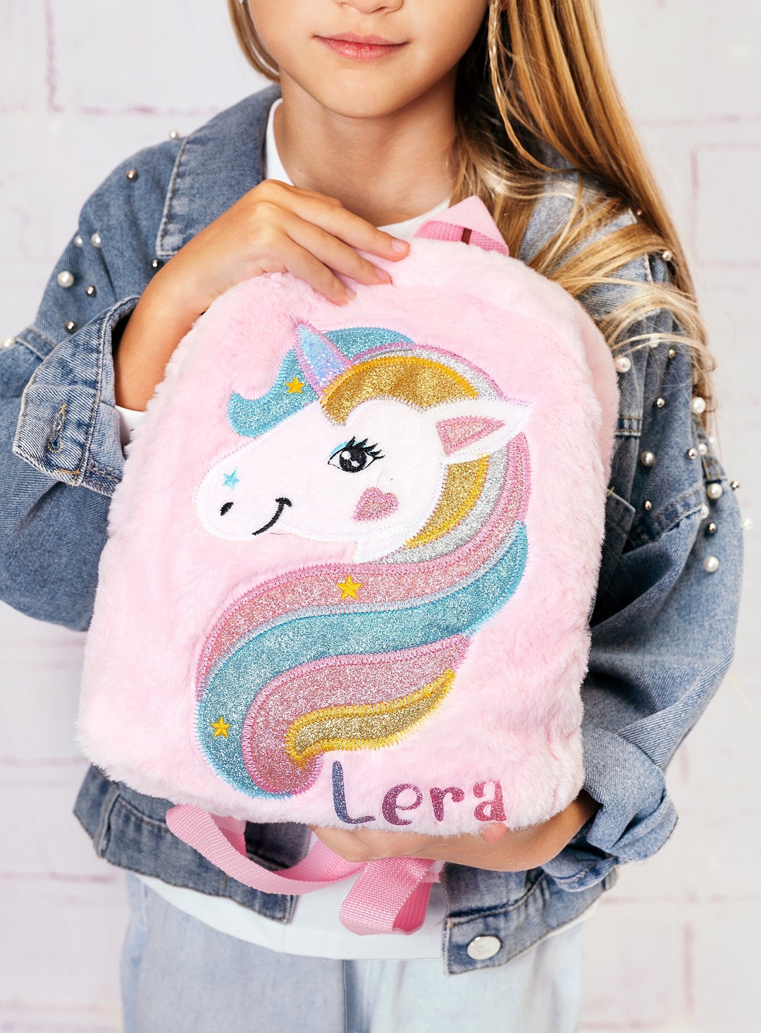 Custom Preschool Backpack, Unicorn Kids Backpack, Preschool Book Bag ...