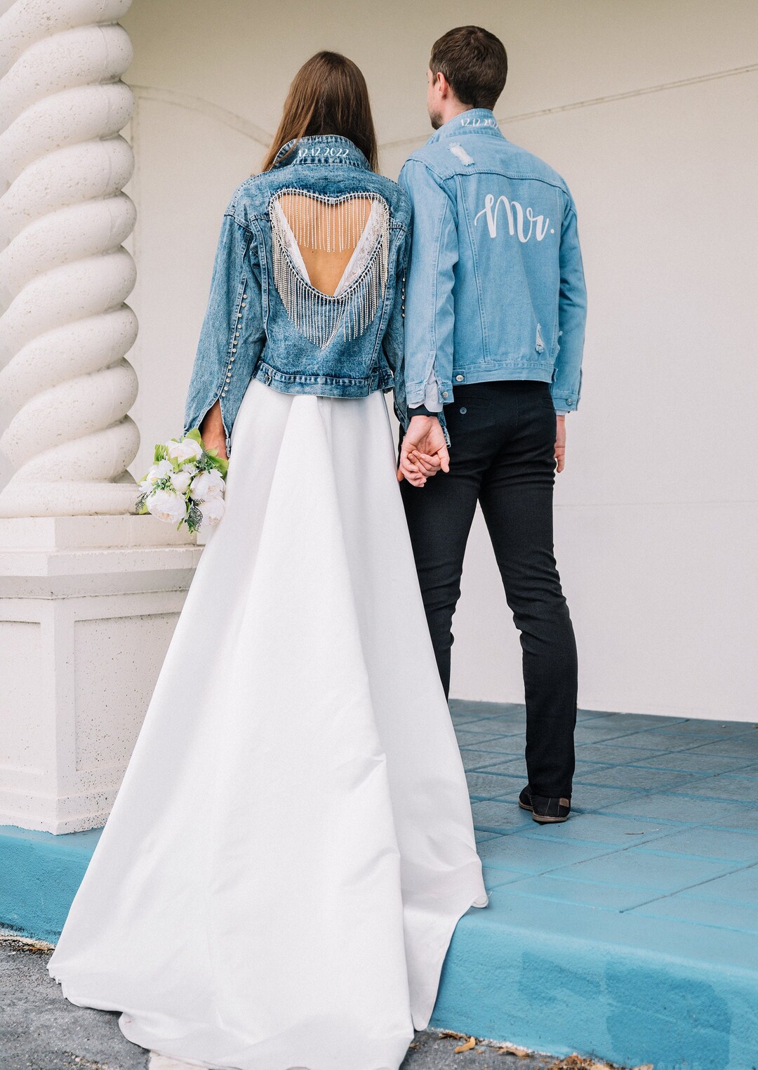 Wedding Jackets, Groom and Bride Gift, Customized Jackets, Personalized ...