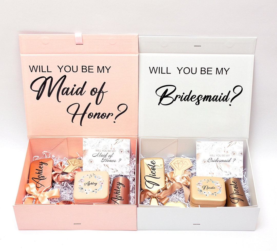 Custom Bridesmaids Gift Sets, Bachelorette Gift Boxes, Bridesmaids ...