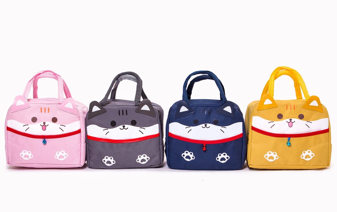 Kitten Lunch Box Kids Cat Lunch Box School Kids Custom Lunch - Etsy