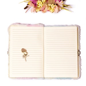 Custom Kids Fluffy Notebook, Personalized Journal With Name, Fluffy ...
