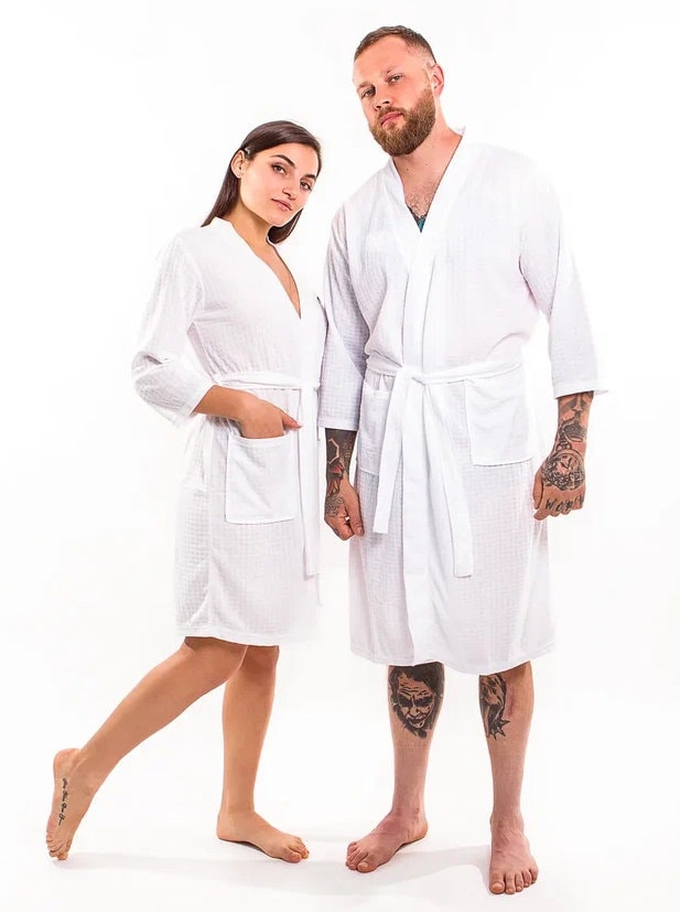 Customized Waffled Robes for Couple, Mr and Mrs Robes, Groom and Bride ...