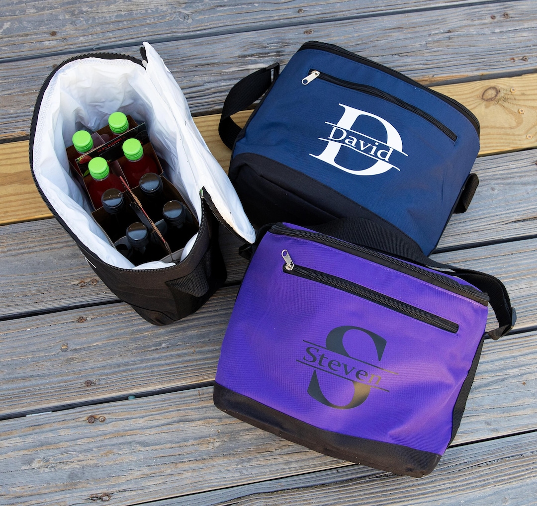 Custom Cooler Bag, Insulated Cooler Beer Bag, Hiking Cooler Bag, Father ...