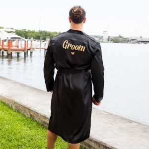 Groom Robe, Groomsmen Robes, Gift for Groom, Wedding Robes, Custom Men ...