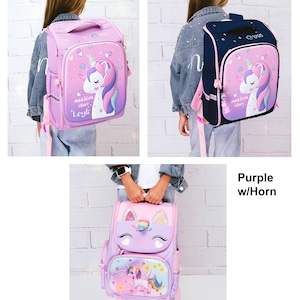 Magical Unicorn School Backpack , Girls Unicorn Backpack, Back to ...